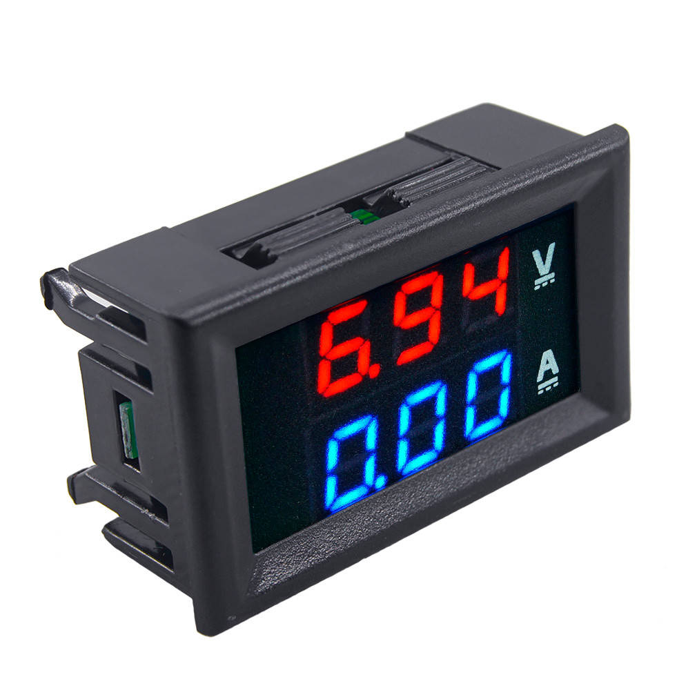 Panel Mount Volt And Amp Meter 0 100vdc 0 10a Crcibernética