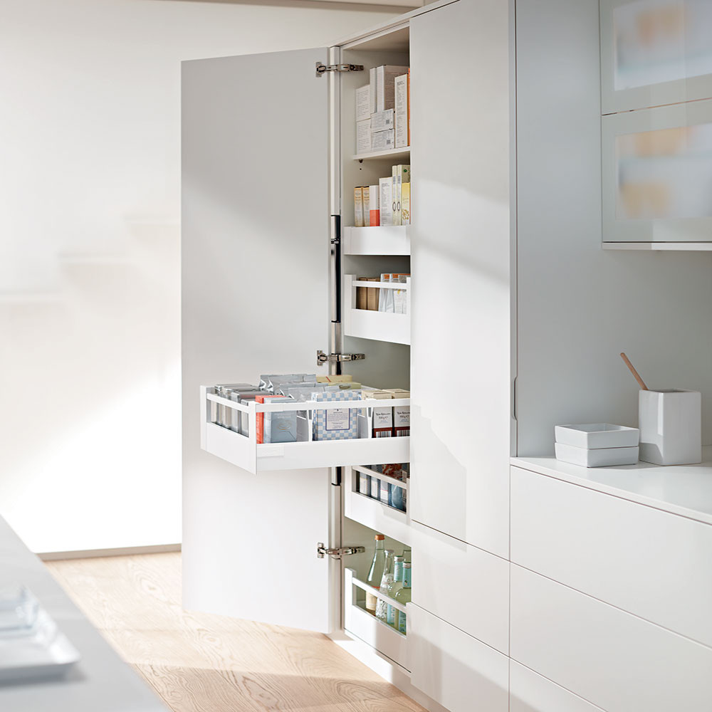 Blum Larder Drawers (Antaro) - Clutterfree kitchens Blum Larder Drawers (Antaro) - Clutterfree kitchens