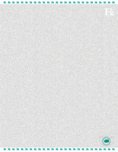 FULL SHEET SECUREGUARD PRESCRIPTION PAPER FOR WASHINGTON STATE | Lucas ...