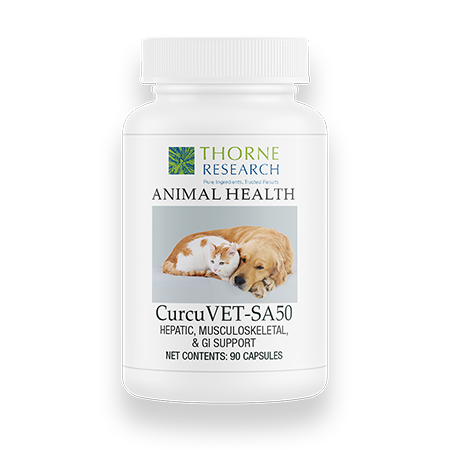 CurcuVET-SA50 Soy Free by Thorne Research 90 capsules