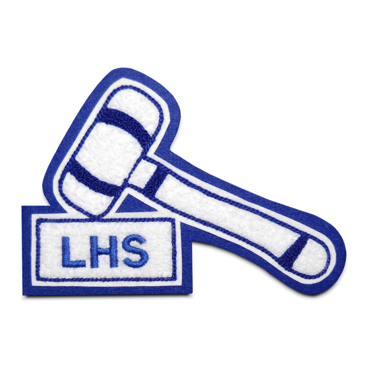 Gavel Academic Patch for Varsity Jacket