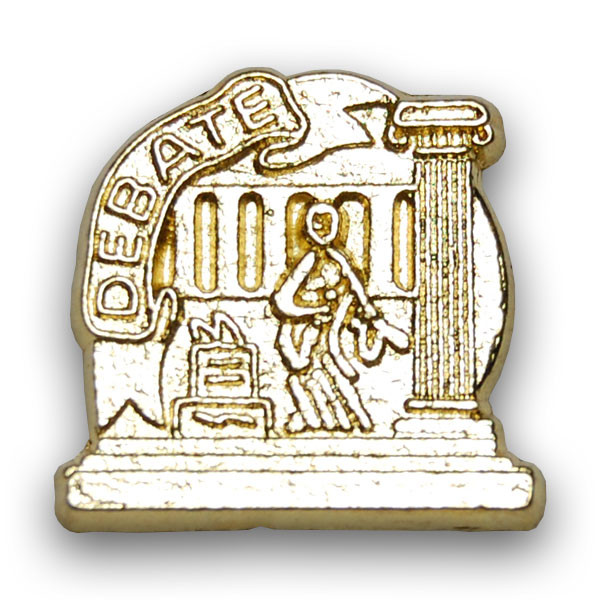 Debate Varsity Letter Pin