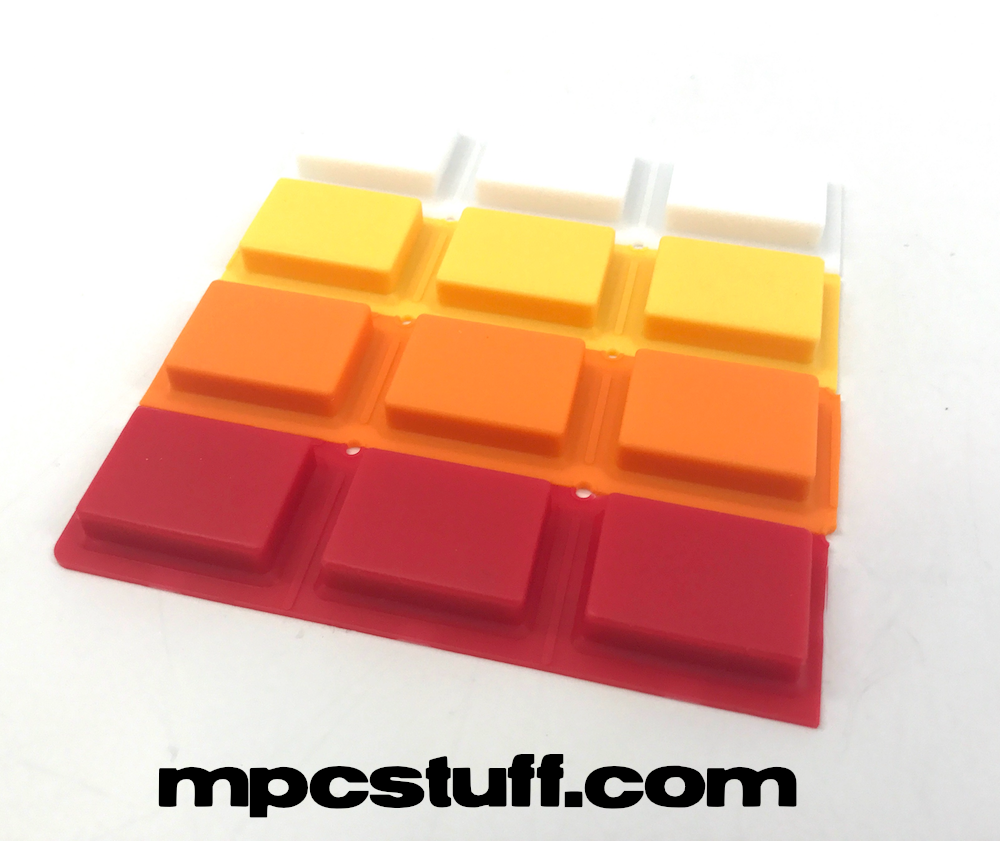 Akai MPC 500 - MPK 25 /49 - Extra Sensitive Thick Fat Pad Set ( 808 ...