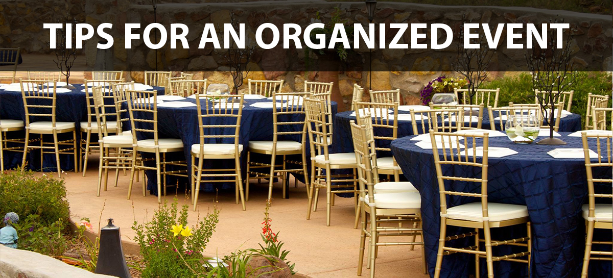 Tips For Organizing Your Events - FoldingChairsandTables.com