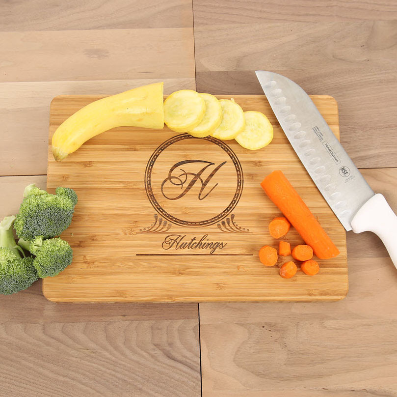 Cuttingboards.net - Art Deco Monogrammed Engraved Cutting Board - A Cut ...