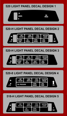 520 WARNING LIGHT PANEL DECAL DESIGN 1 - Redo Your Horse