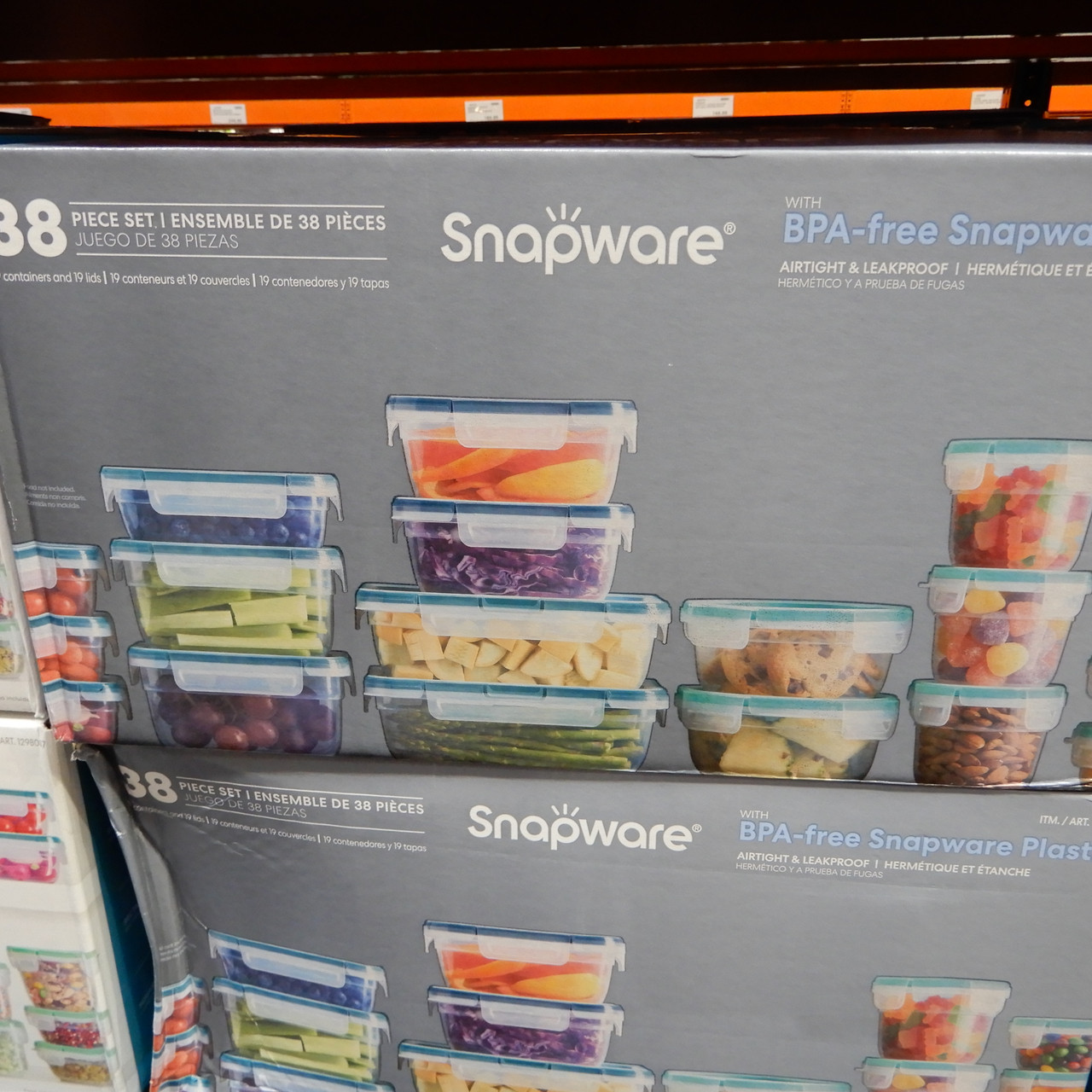Snapware Plastic Food Storage 38 Piece Set - Fairdinks