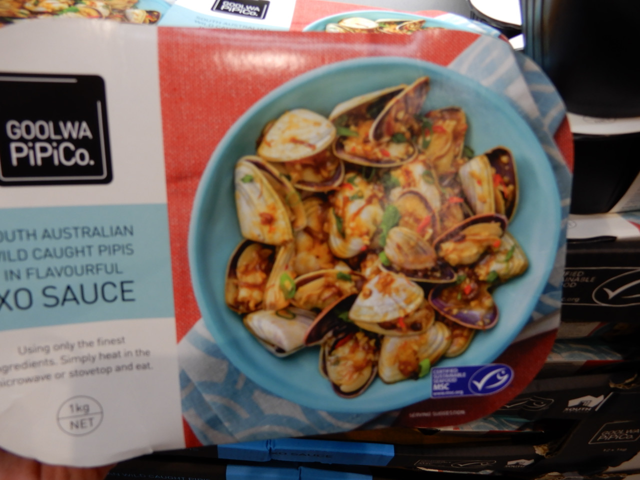 Goolwa Pipico SA Wild Caught Pipis in XO Sauce 1KG - Fairdinks