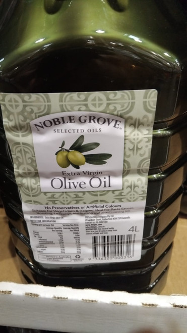 Noble Grove Extra Virgin Olive Oil 4L - Fairdinks