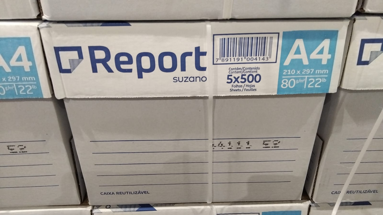 Report A4 Copy Paper 5 x 500 Sheets - Fairdinks