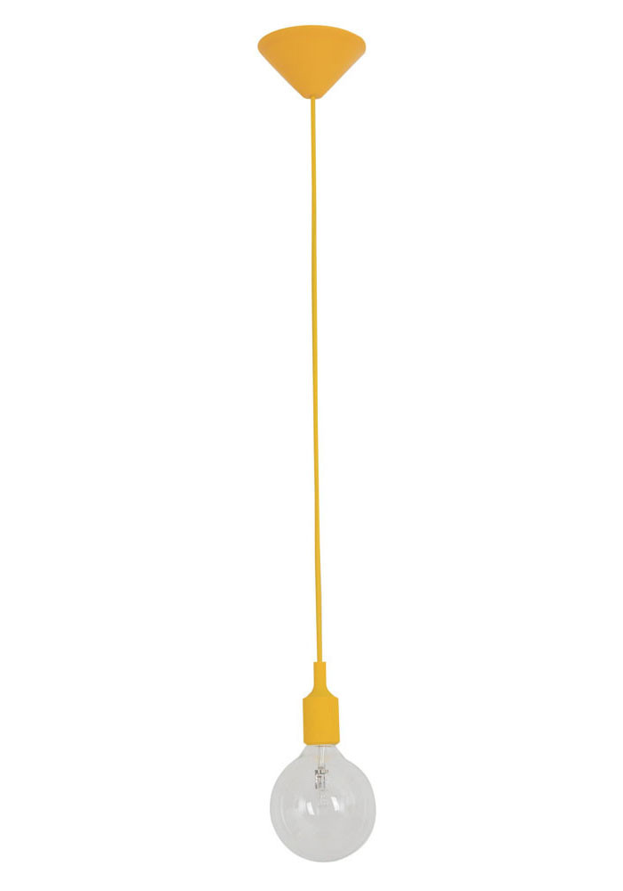 Yellow Pendant Light - Suspension, Adjustable Cable | Lighting Style