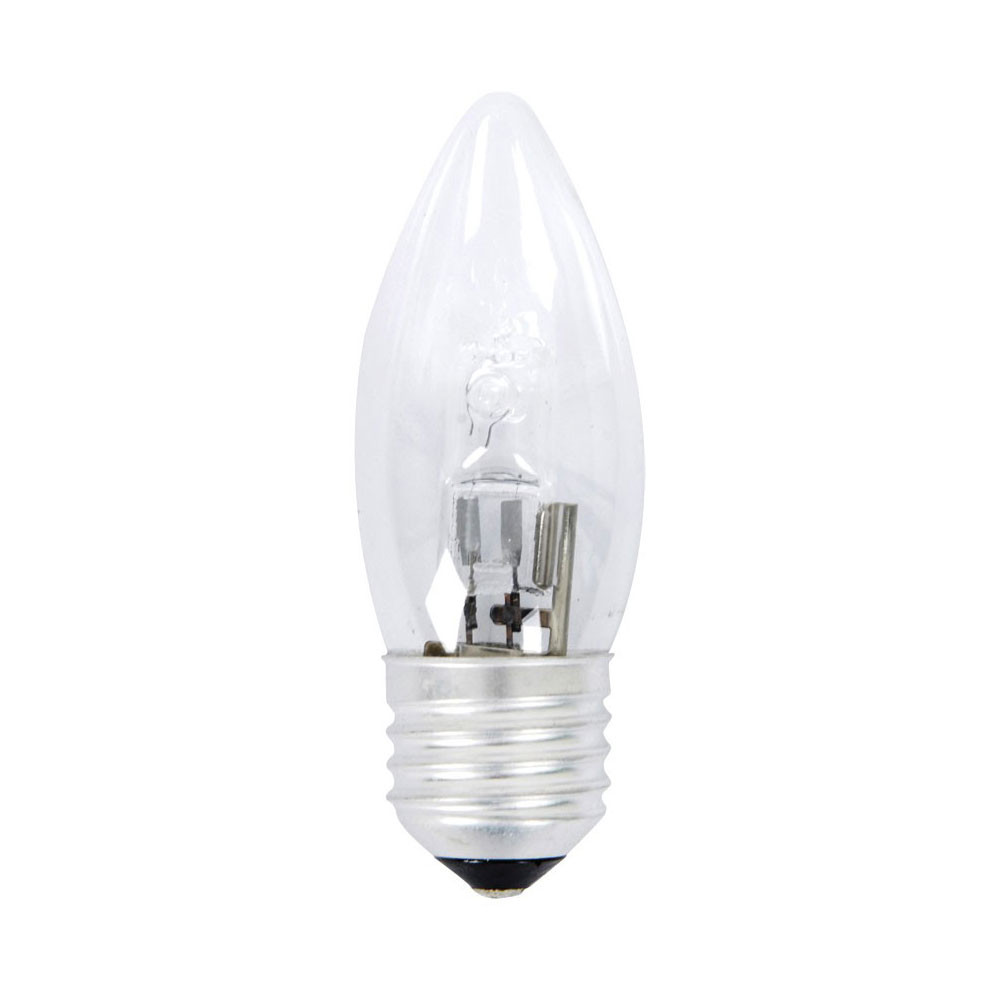 Halogen E27 Candle 18W 25W Clear 2800K 210lm Dimmable Globe | Lighting ...