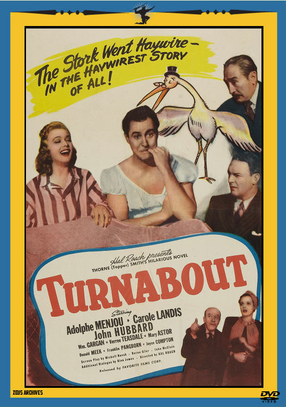 Turnabout (1940) DVD - Zeus