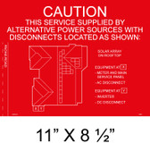 Custom Solar Placards and Labels