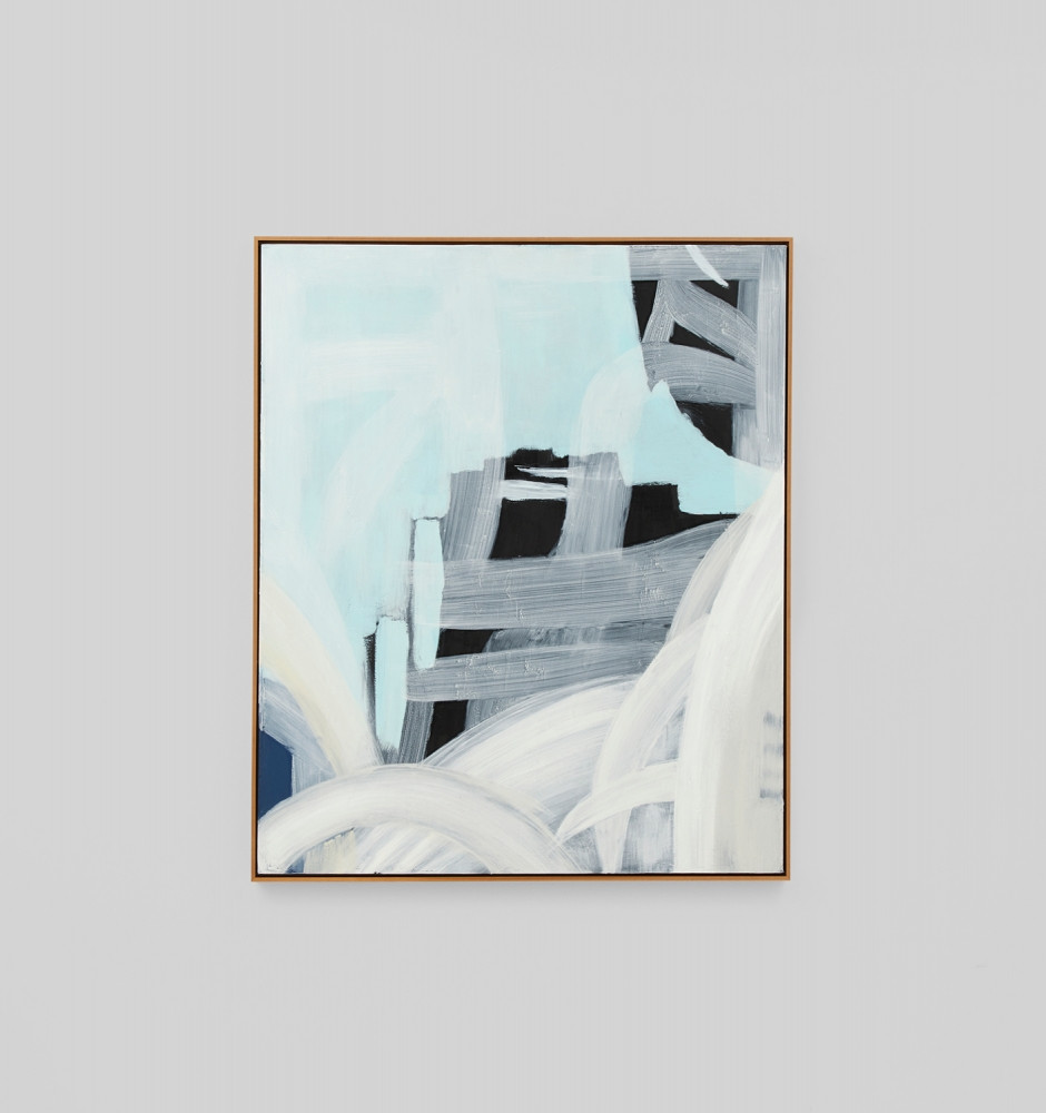 BYRON BLUE 2, FRAMED