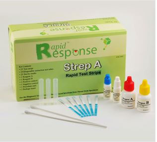 RAPID RESPONSE STR-15S25 STREP A ANTIGEN TEST STRIP - 25 Tests Per Kit ...