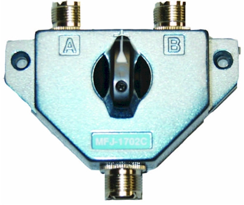 MFJ-1702C, 2 Position Antenna Switch With Lightning Protection