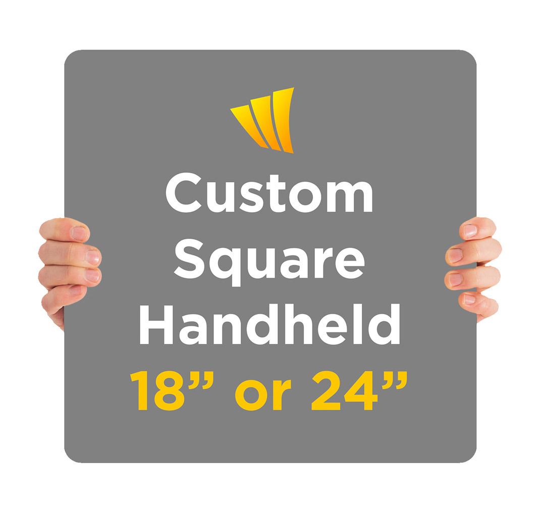 Handheld Church Signs/Pop Signs for Greeters | ChurchBanners.com