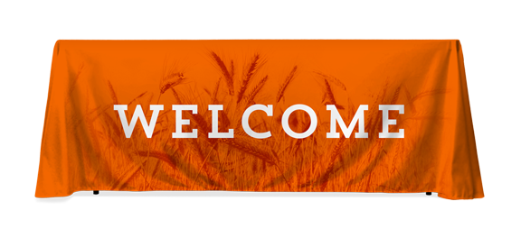 Church Tablecloths | Custom Table Throws | Welcome Center Resources