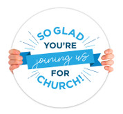 Handheld Church Signs for Greeters - Church Hospitality - Pop Signs
