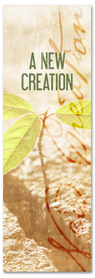 ID010 A New Creation - Church Banners .com