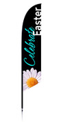 EASTER FEATHER FLAGS - SEASONAL BANNERS - Church Banners
