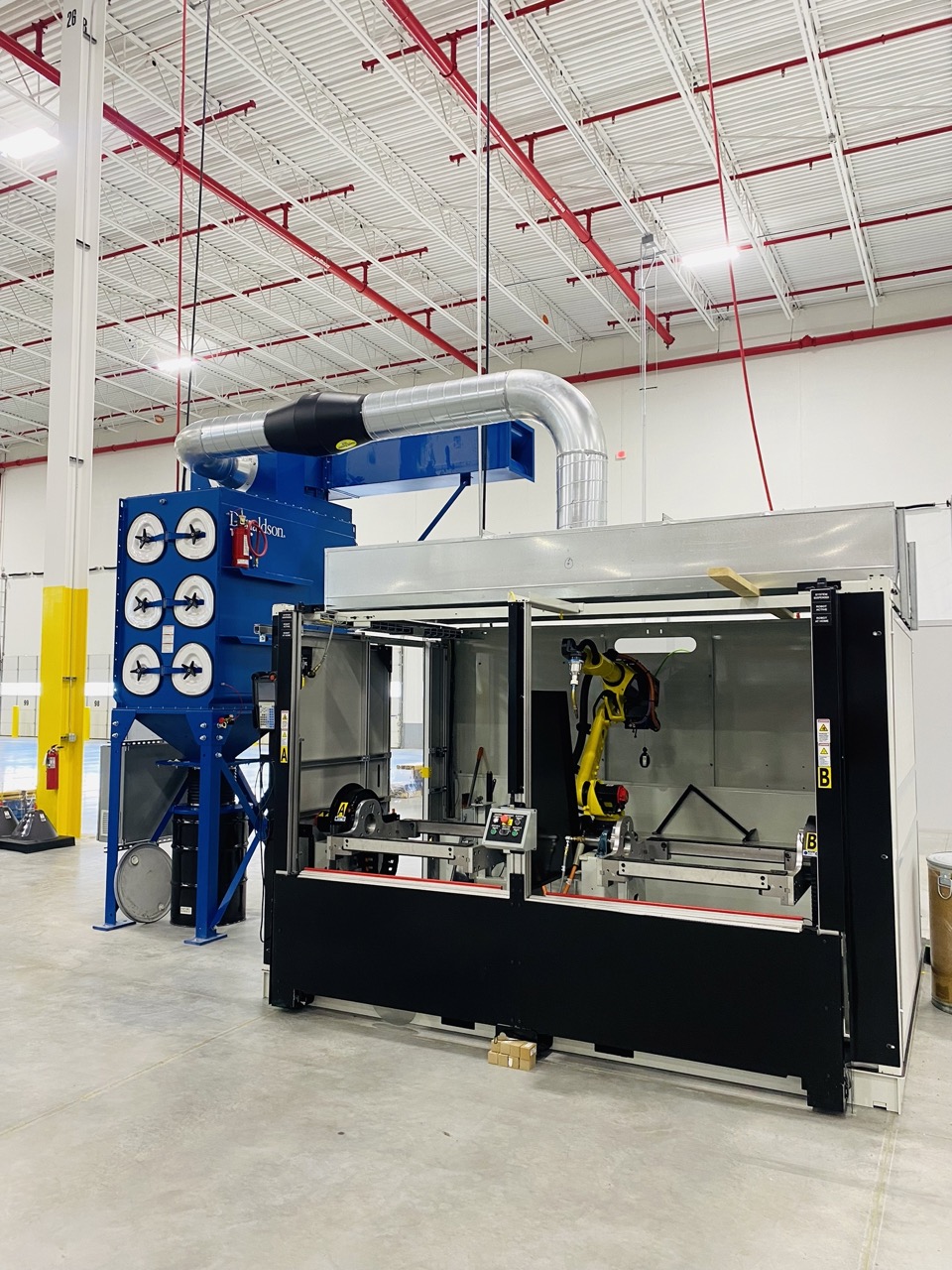 Fume Extraction in Robotic Weld Cells - Pollution Control Systems