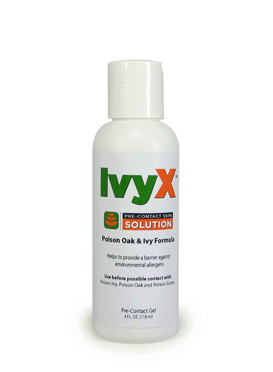 IvyX Pre-Contact Poison Oak & Ivy Barrier Gel -4 oz, 8oz, or Gallon Bottle