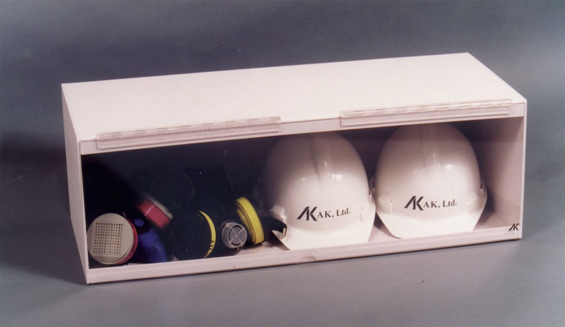 AK-233 Hard Hat Face Shield Cabinet