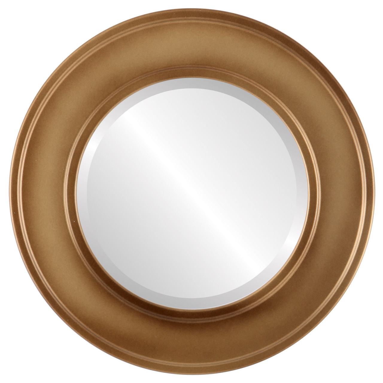 Contemporary Gold Round Mirrors from $111 | Free Shipping