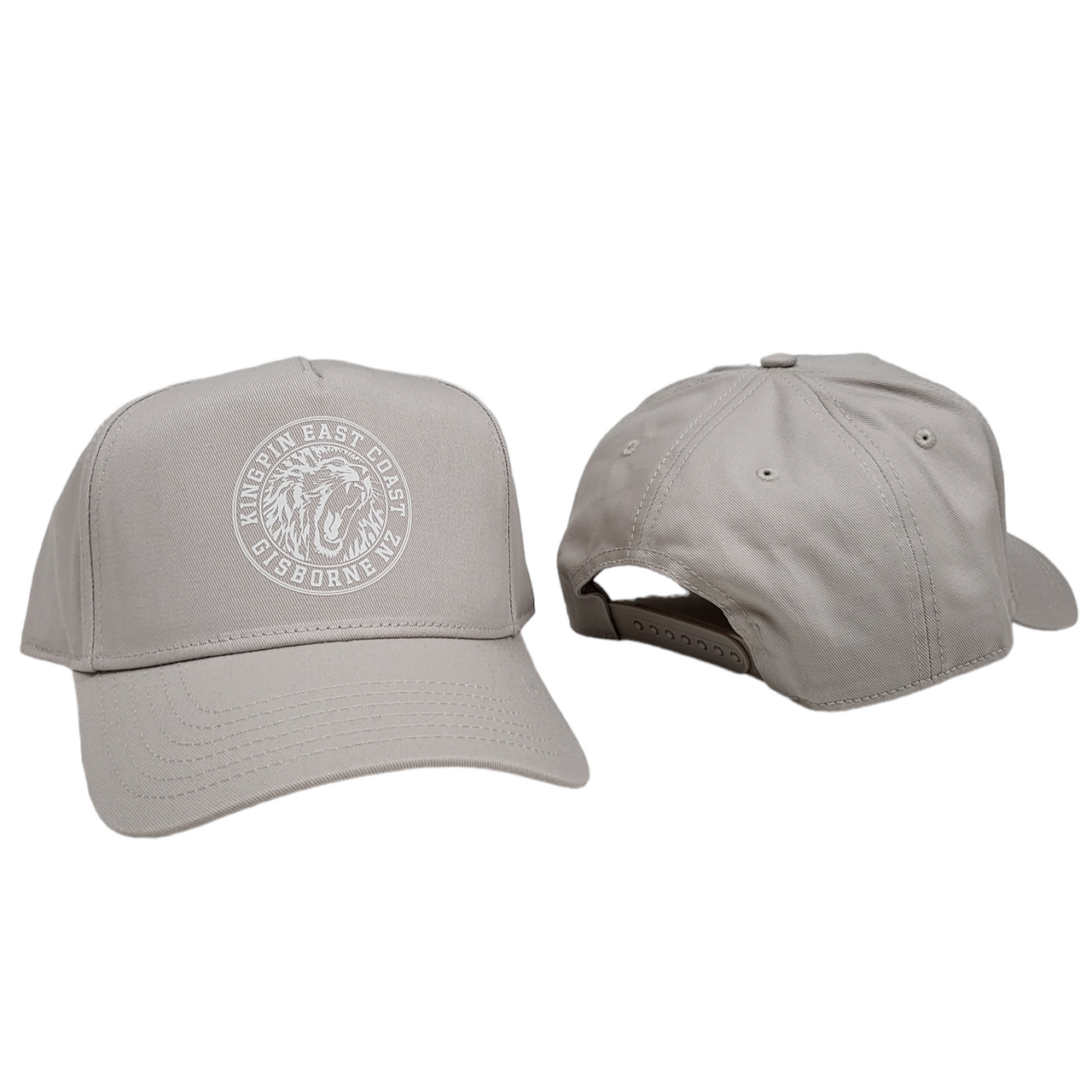 KINGPIN IRON LION FRAME CAP BONE / WHITE
