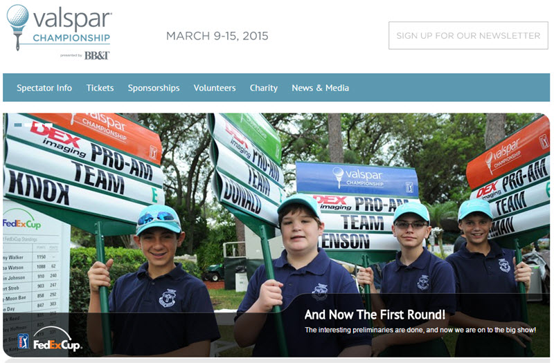 PGA Tour this week - 2015 Valspar Championship - Mr Topes Golf