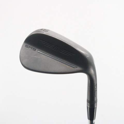 2022 Titleist Vokey SM9 Jet Black Gap Wedge 50 Deg 50.08F Steel Stiff C ...