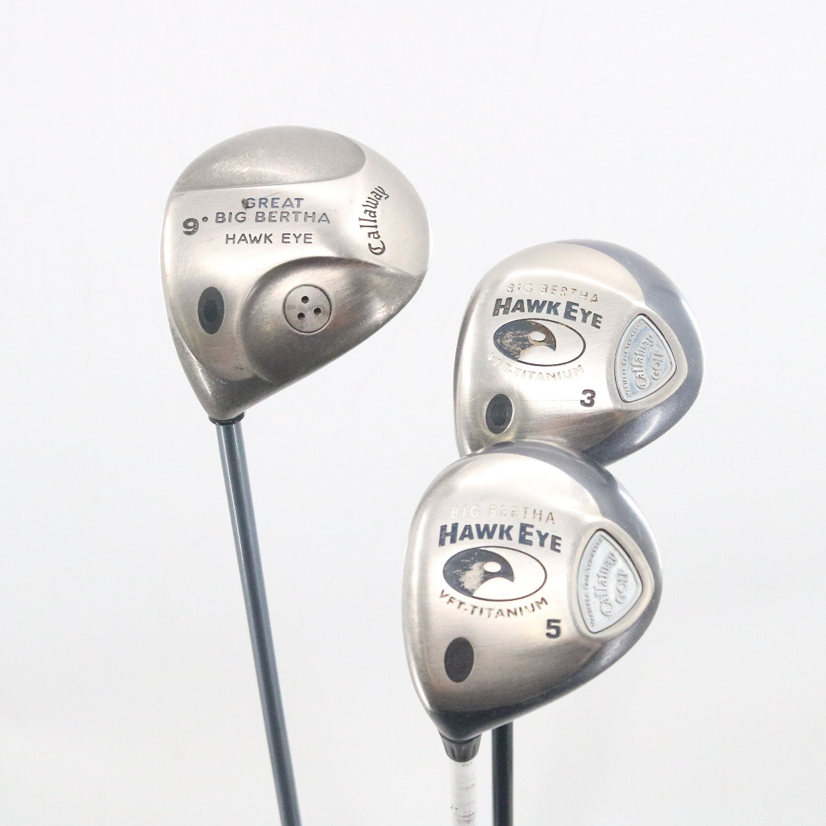 Callaway Big Bertha Hawkeye VFT Wood Set 1,3,5 Graphite Regular LH G ...
