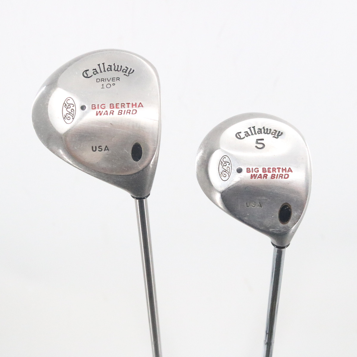 Callaway Big Bertha War Bird S2H2 Wood Set Driver & 5 Steel Uniflex RH ...