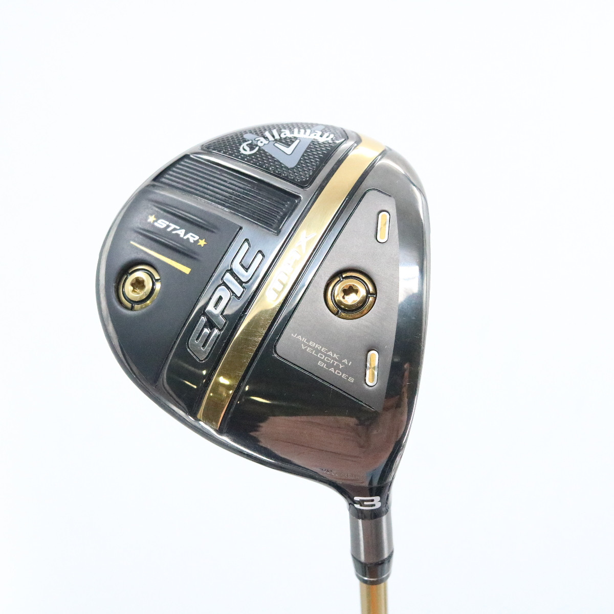 2022 Callaway Epic Max Star 3 Wood 15 Degrees Attas 40A Senior RH M ...