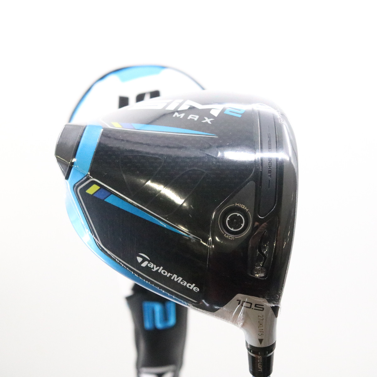 TaylorMade SIM2 Max Driver 10.5 Degrees Graphite Regular RH Headcover M ...