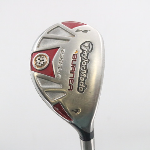 TaylorMade Burner Rescue 4 Hybrid 22 Degrees Graphite REAX Senior RH M ...