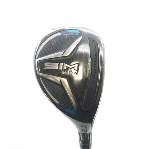 TaylorMade SIM Max Rescue 4 Hybrid 22 Degrees Ventus Blue 6R Regular RH M-104640 - Mr Topes Golf