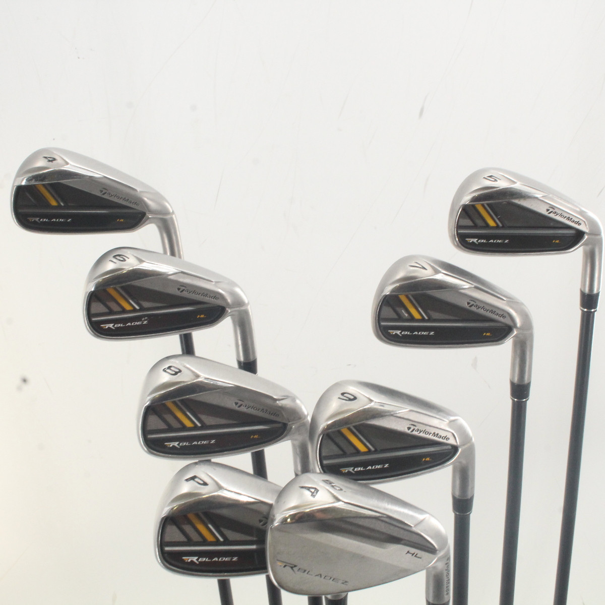 TaylorMade Rbladez HL Iron Set 4-P,A Graphite RocketFuel Senior Flex G ...