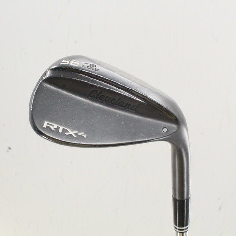 Cleveland RTX-4 Black Satin Wedge 56.8 Low Degrees Steel Stiff Flex RH ...