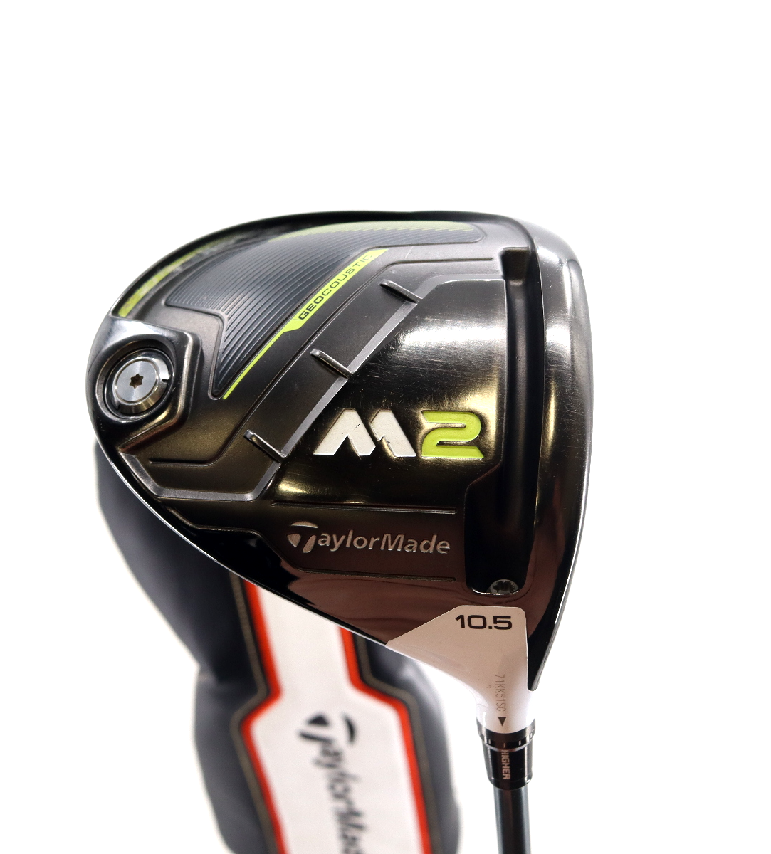TaylorMade M2 Driver 10.5 Deg Graphite Fujikura R Regular RH Headcover ...