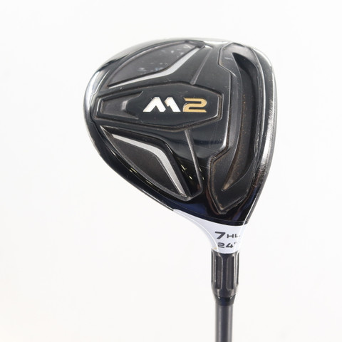 TaylorMade M2 7HL Fairway Wood 24 Degrees Fujikura Senior RH Right Hand ...