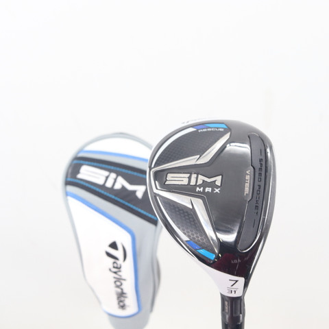TaylorMade SIM Max Rescue 7 Hybrid 31 Degrees Ventus Senior Headcover ...