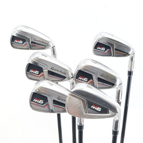 TaylorMade M6 Iron Set 6-P,A Graphite ATMOS Orange Regular Right-Handed ...