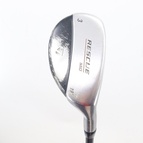 TaylorMade Rescue Mid 3 Hybrid 19 Degrees Graphite Regular R Right-Hand ...