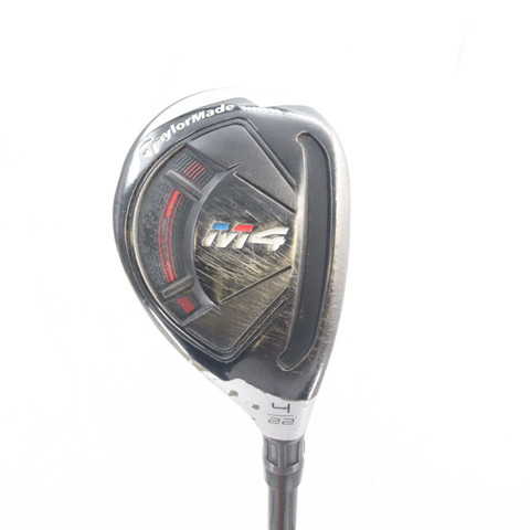 TaylorMade M4 Rescue 4 Hybrid 22 Deg Atmos 6R Regular Flex Right-Hand P ...