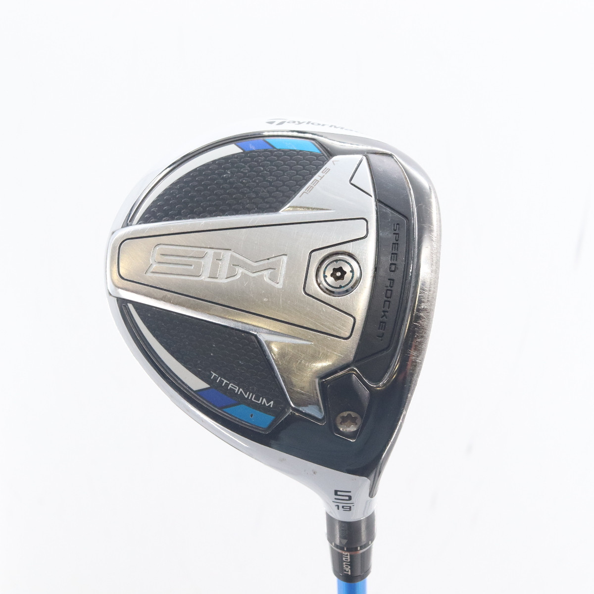 TaylorMade SIM TI Titanium 5 Wood 19 Deg Graphite OBAN 04 Stiff Flex RH ...