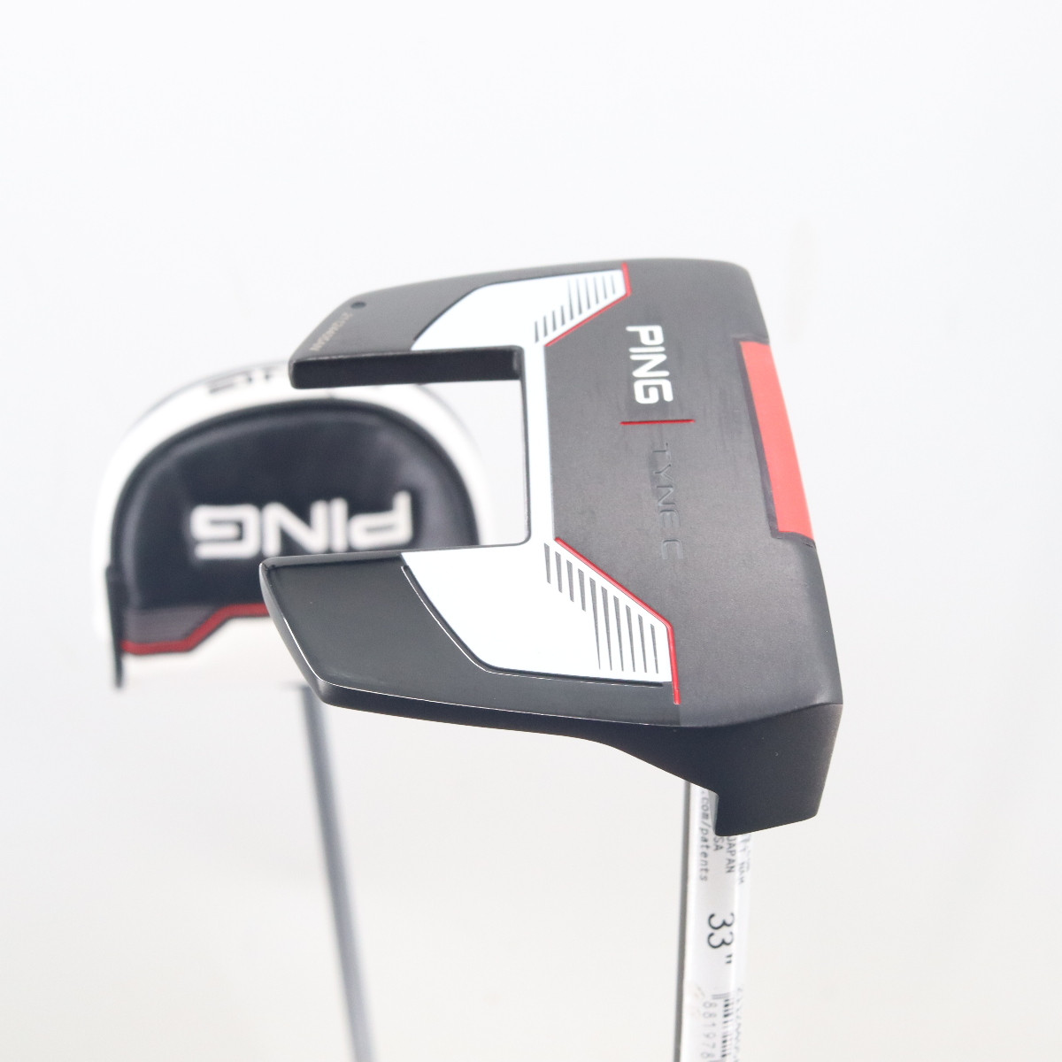 PING Tyne C Putter Center Shaft 33 Inches 33" Black Dot Headcover RH S ...