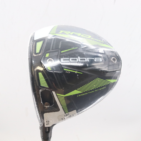Cobra King Radspeed Driver 9.0 Degrees Graphite Motore S Stiff Flex LH ...